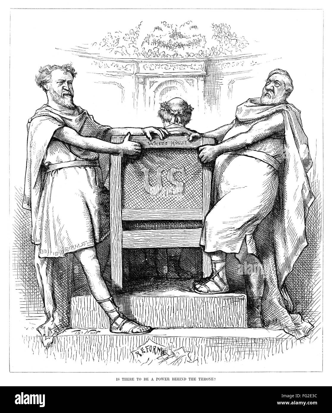 NAST: POWER STRUGGLE, 1881. /n'Is There to be a Power Behind the Throne ...
