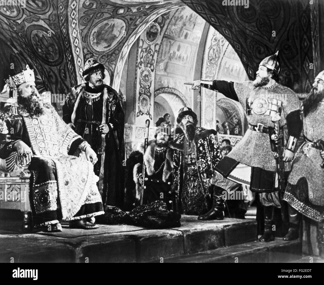 SWORD AND THE DRAGON, 1959. /nShukur Burkhanov and Boris Andreyev in ...