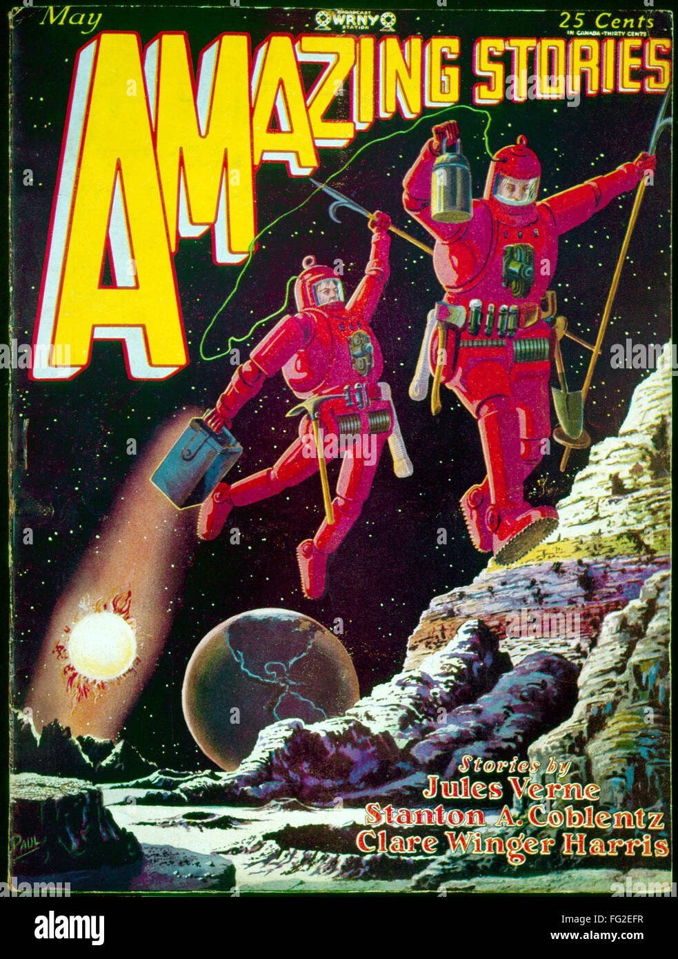 SCIENCE FICTION COVER, 1929. /nAmerican science fiction magazine ...