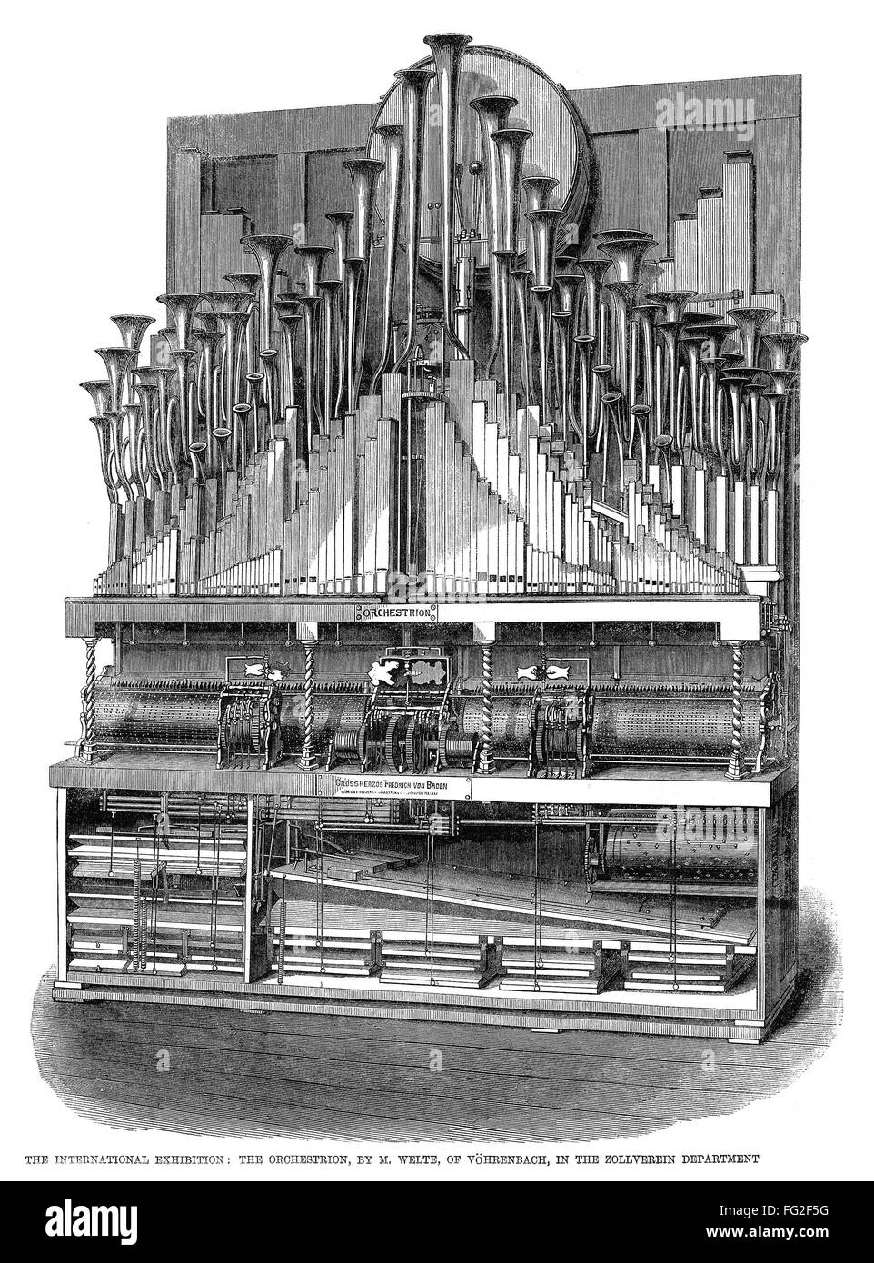 ORCHESTRION, 1862. /nThe orchestrion made by Michael Welte of V÷ ...