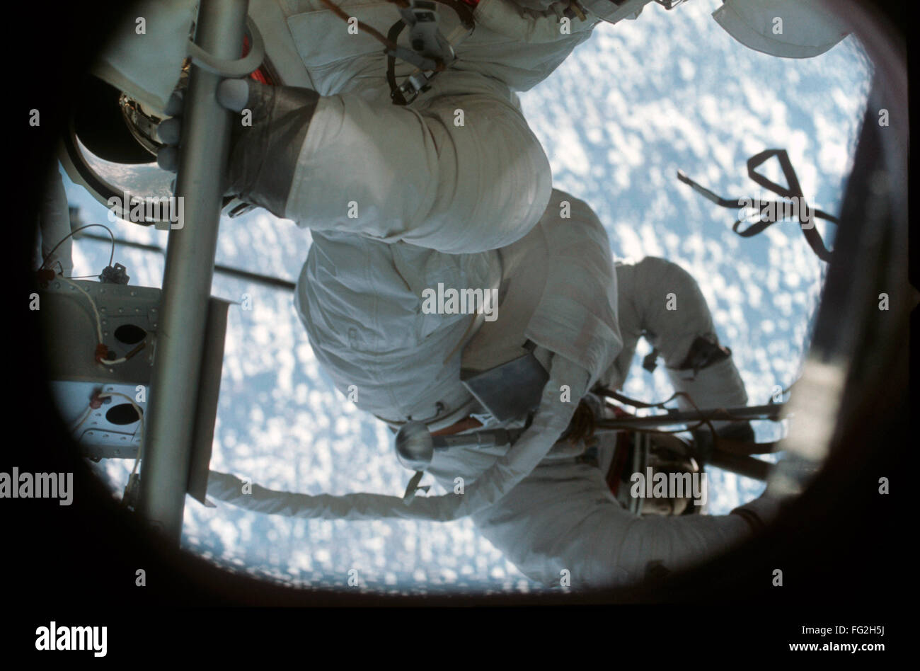 SKYLAB 2: EVA, 1973. /nSkylab 2 astronaut Joseph P. Kerwin performing ...