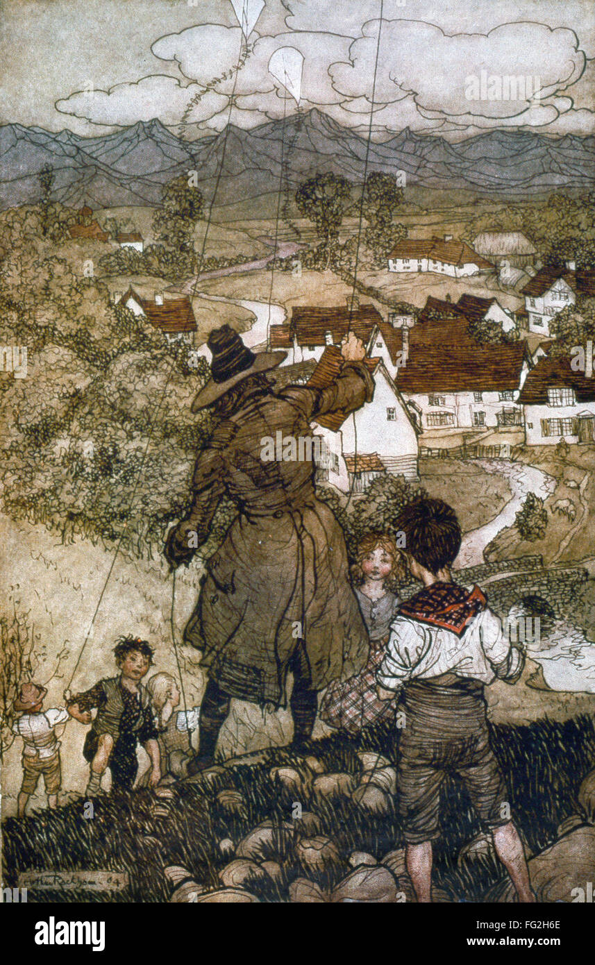 RIP VAN WINKLE, 1904. /nIllustration by Arthur Rackham for a 1904 ...