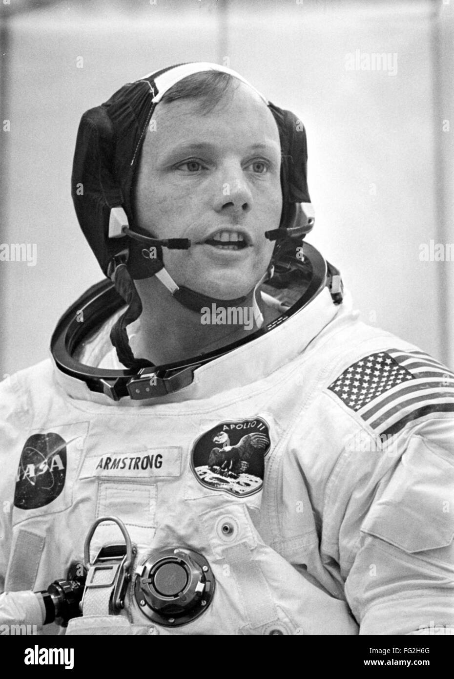 NEIL ARMSTRONG (1930-2012). /nAmerican astronaut. Photographed shortly ...