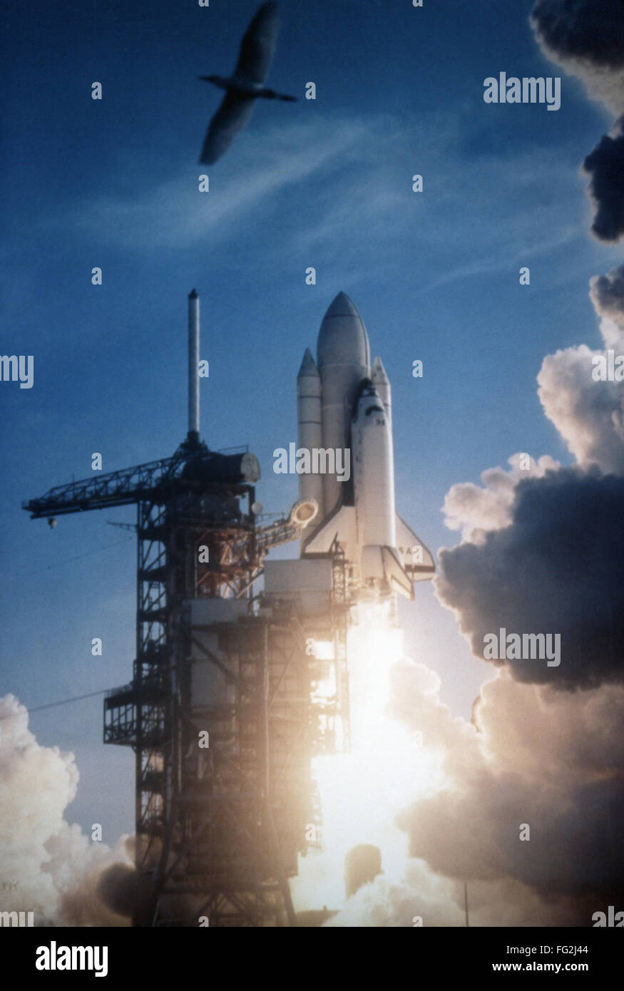 SPACE SHUTTLE LAUNCH, 1981. /nThe launch of the Space Shuttle Columbia ...