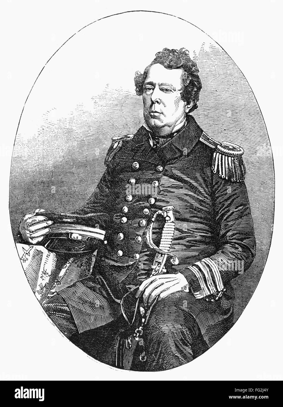 Commodore matthew calbraith perry hi-res stock photography and images ...