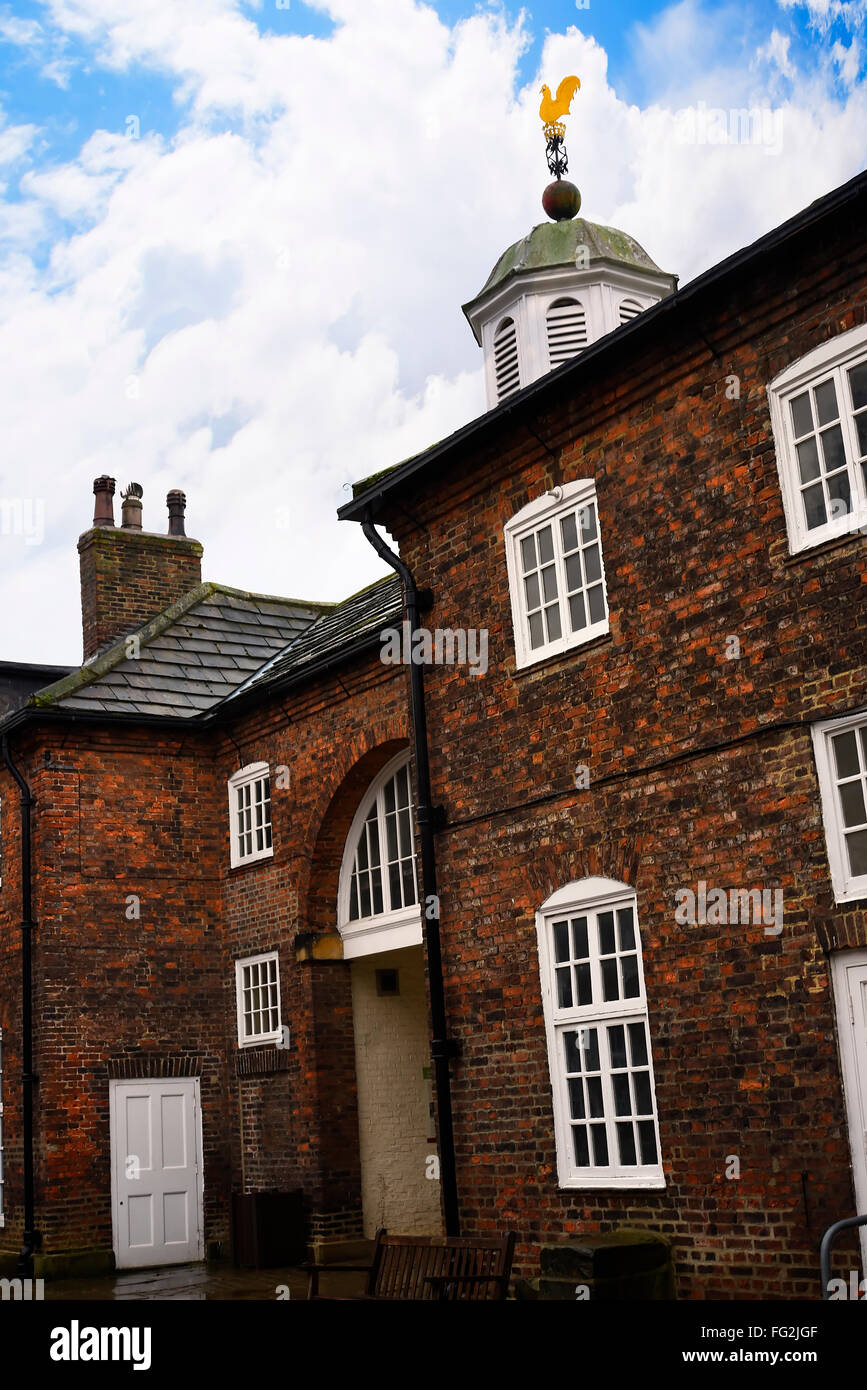 Stable Courtyard at Temple Newsam House in Leeds Yorkshire Stock Photo ...