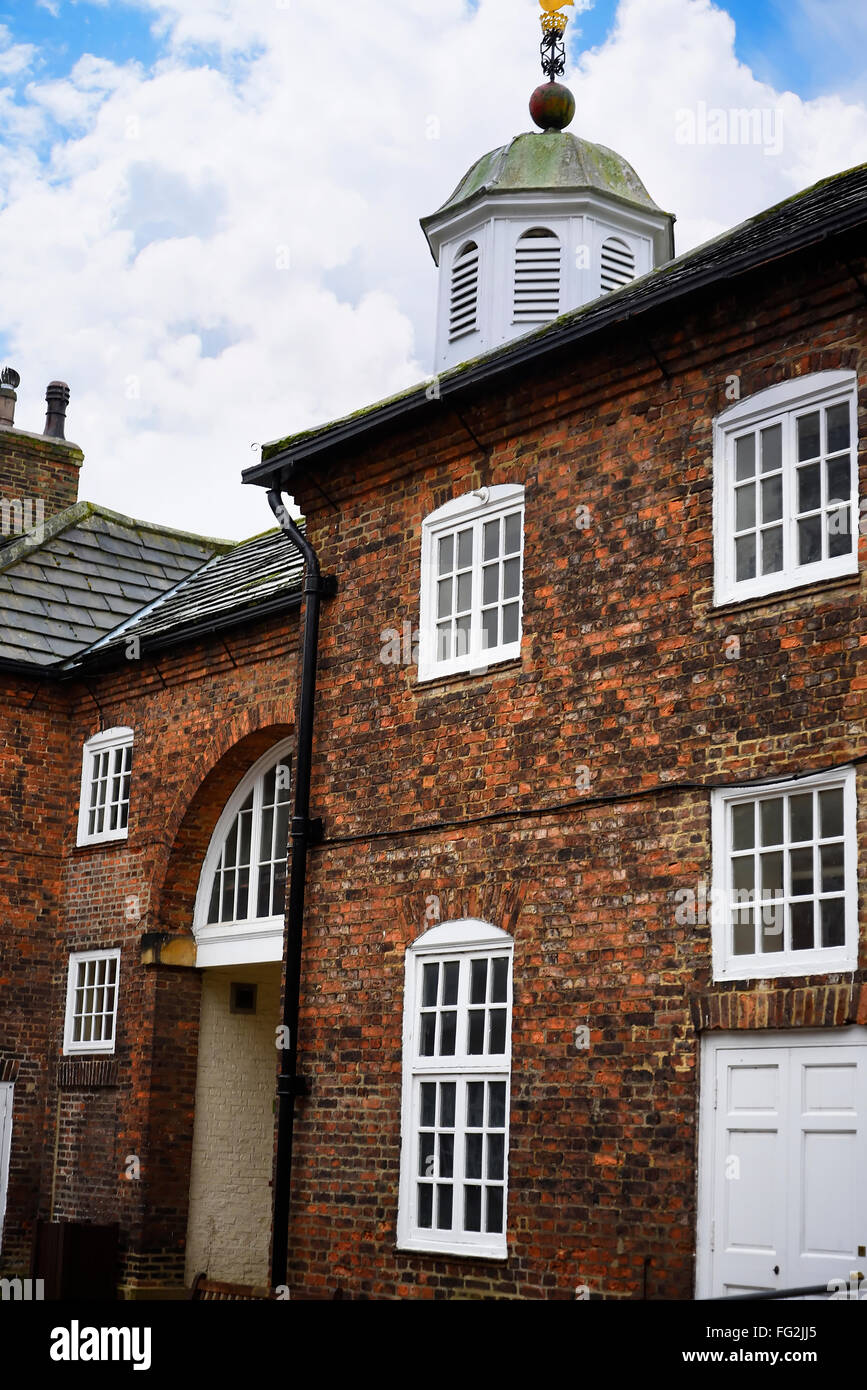 Stable Courtyard at Temple Newsam House in Leeds Yorkshire Stock Photo ...