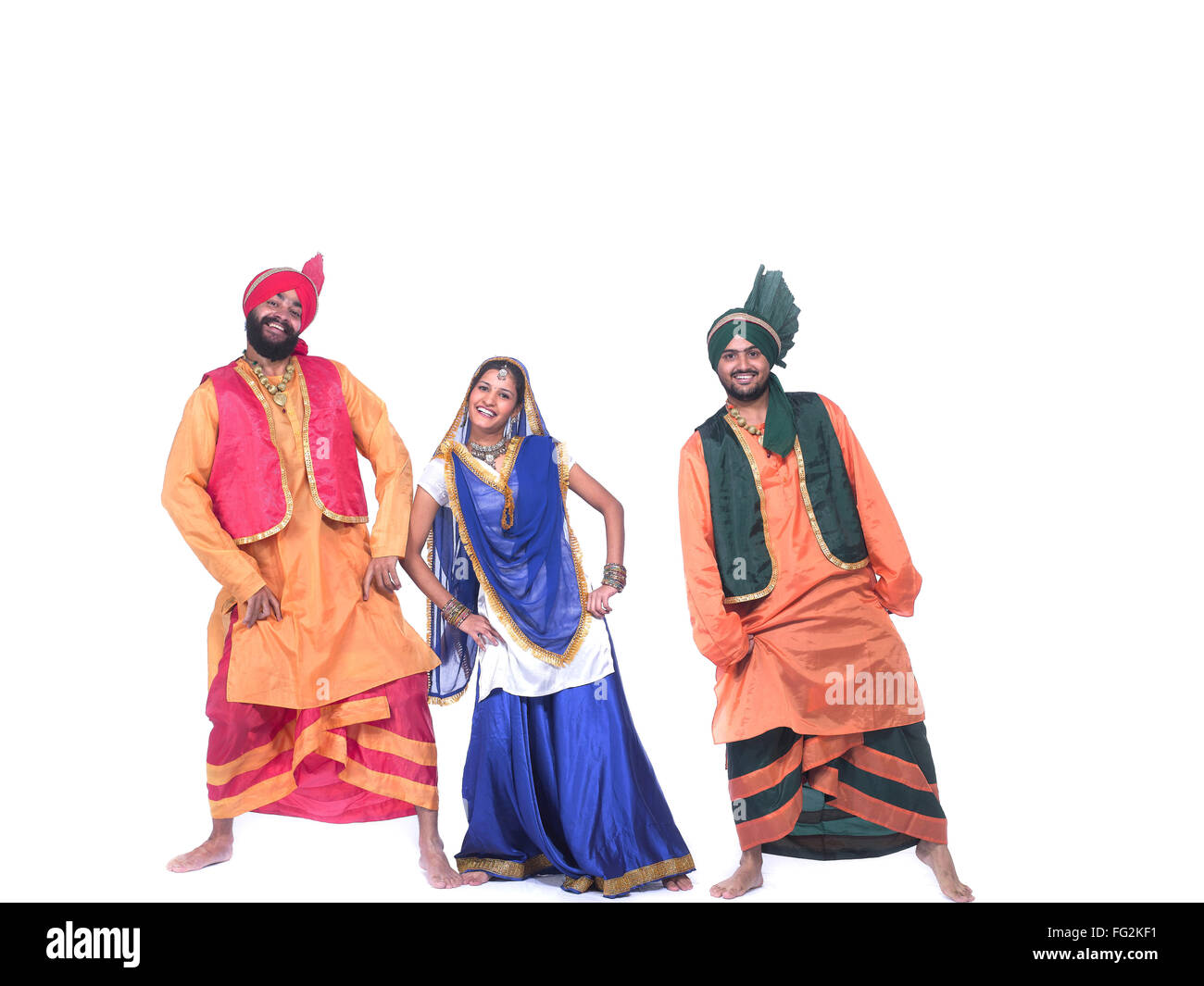 Dancers performing folk dance bhangra MR#779B;779D;779F Stock Photo - Alamy