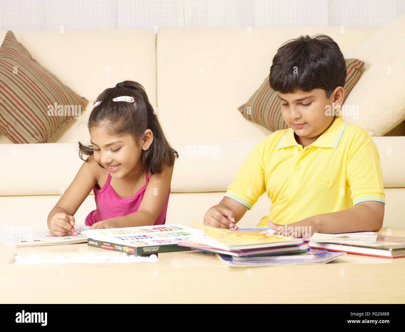 Brother sister drawing hi-res stock photography and images - Alamy