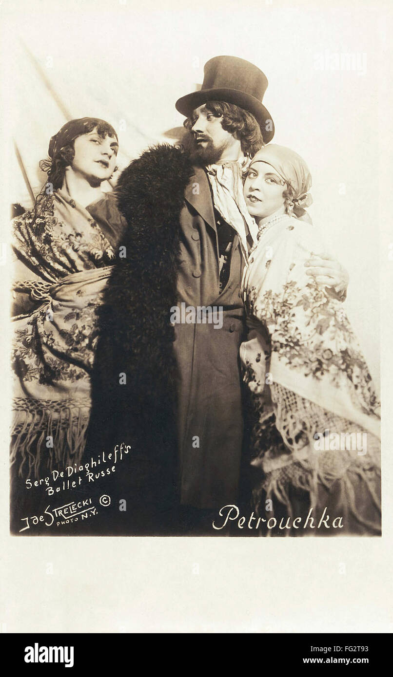 BALLET: PETROUCHKA. /nAmerican publicity photograph, c1916, by Jean de ...