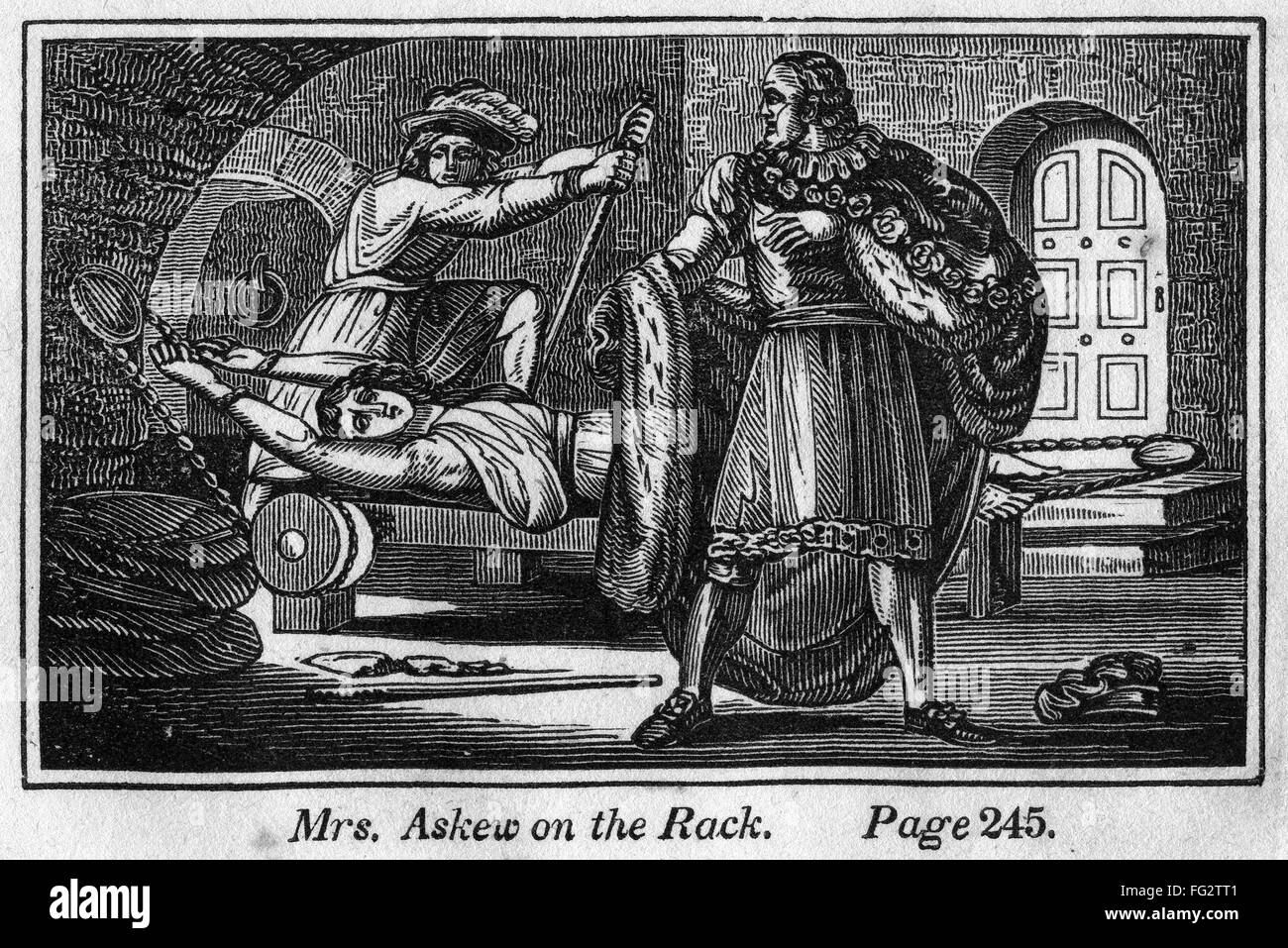 ANNE ASKEW (c1520-1546). /nEnglish poet and Protestant condemned as a ...