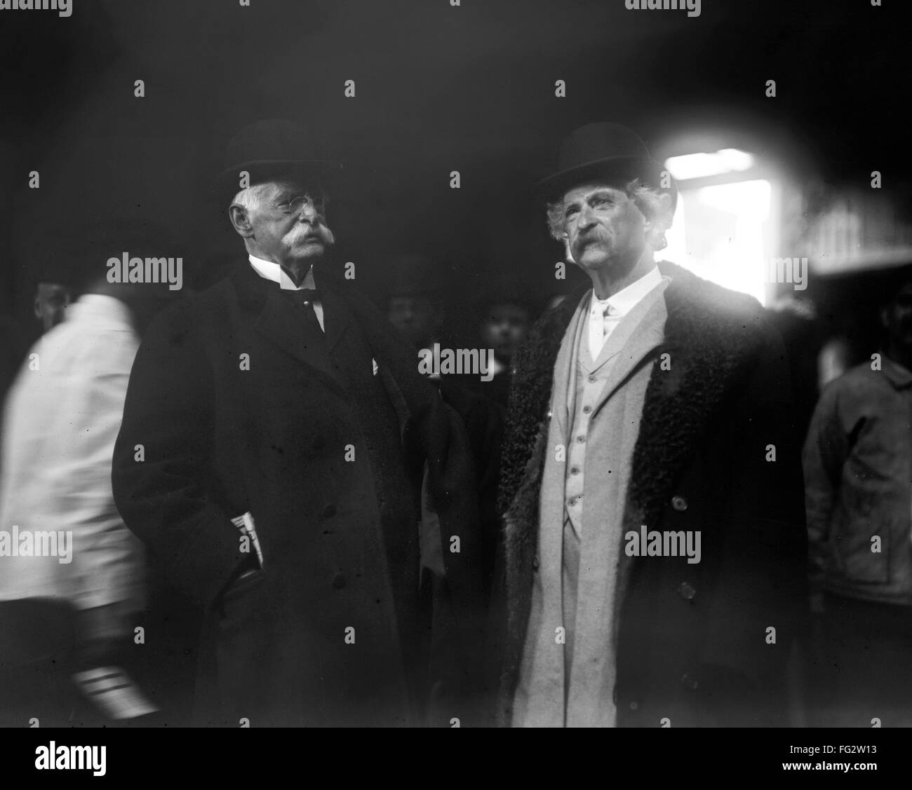 ROGERS AND CLEMENS, c1900. /nAmerican financier Henry Huttleston Rogers ...