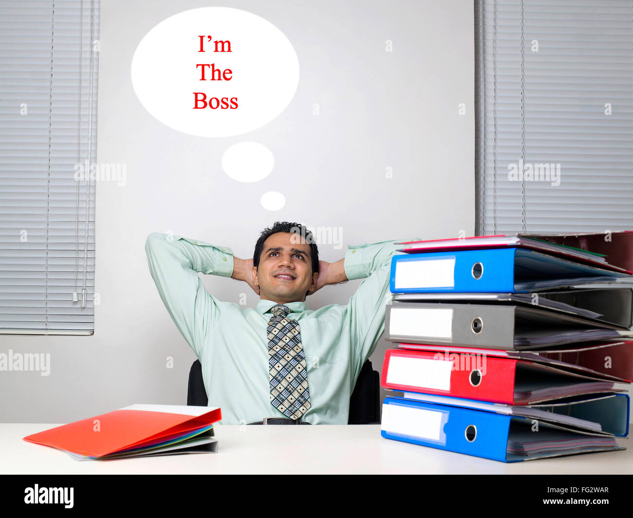 Executive boss in cabin sitting hi-res stock photography and images - Alamy