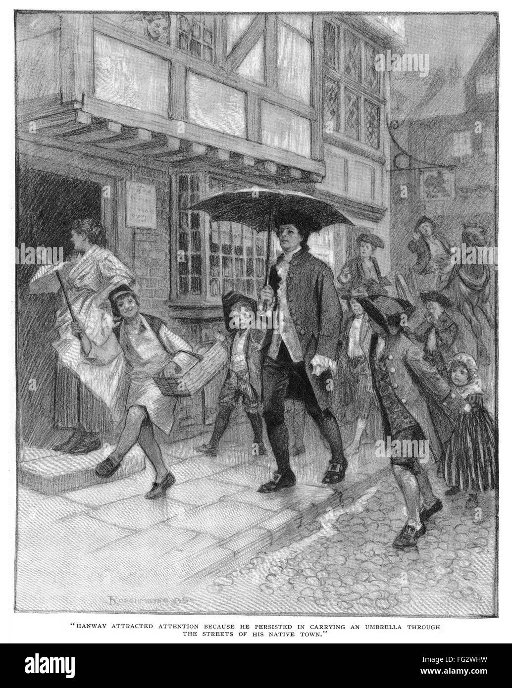 JONAS HANWAY (1712-1786). /nEnglish merchant and philanthropist. Hanway ...