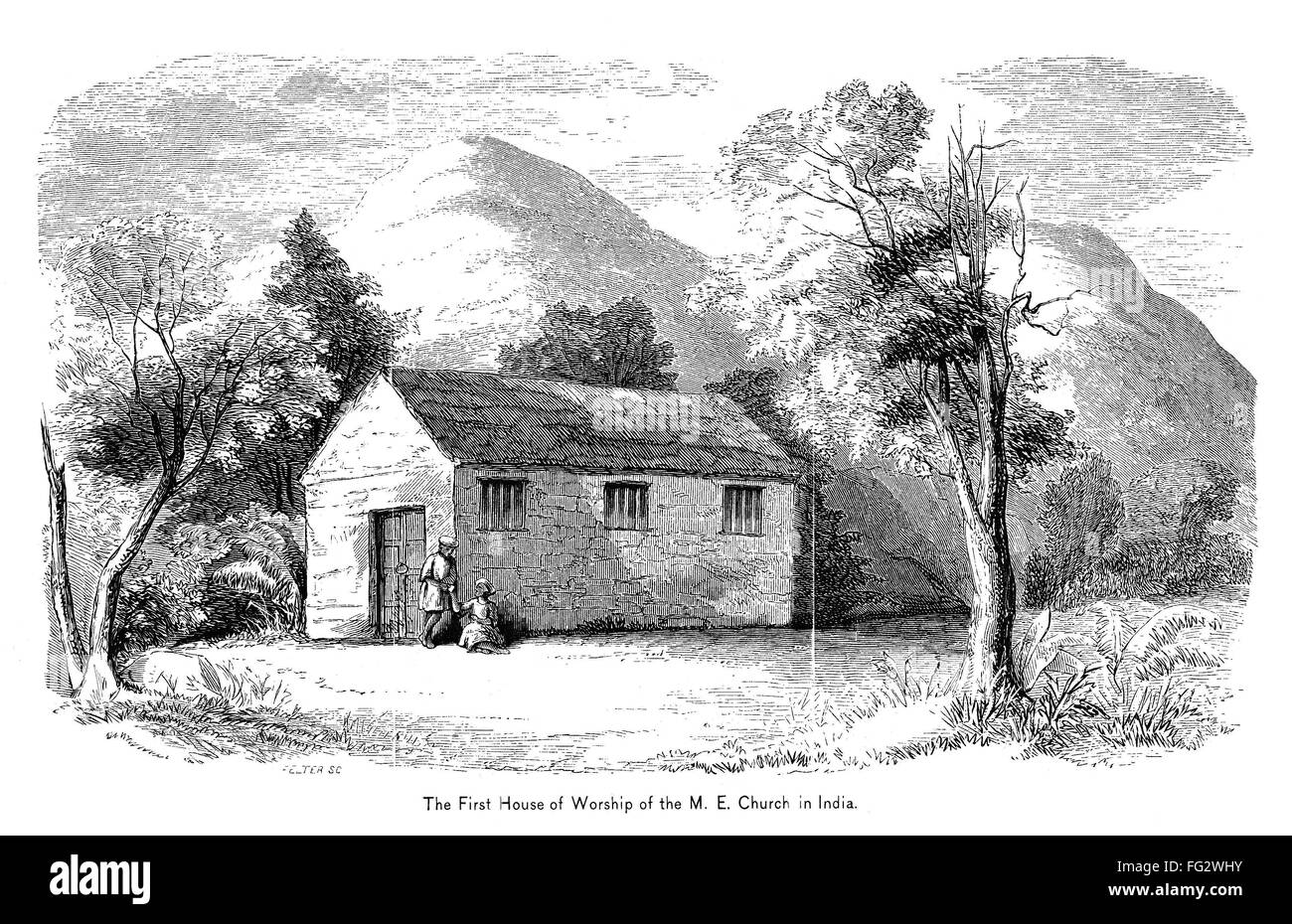 INDIA: METHODIST CHURCH. /nThe first Methodist Episcopal Church in ...