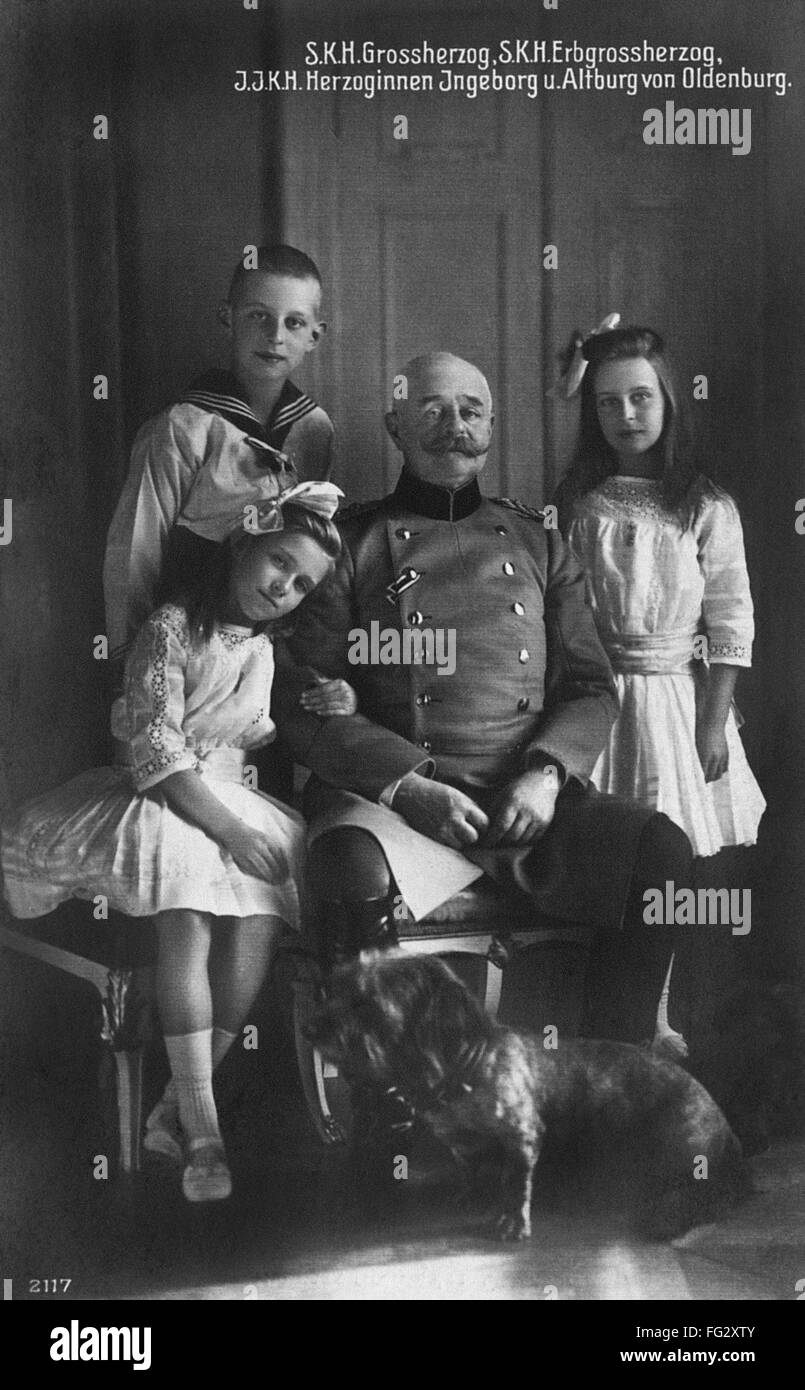 FREDERICK AUGUSTUS II /n(1852-1931). Grand Duke of Oldenburg ...
