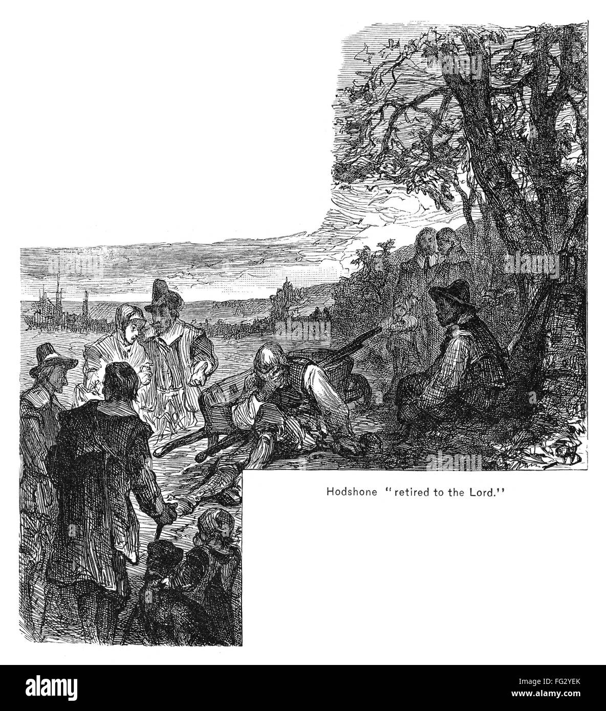 QUAKERS: ROBERT HODSHONE. /nThe punishment of Quaker Robert Hodshone ...