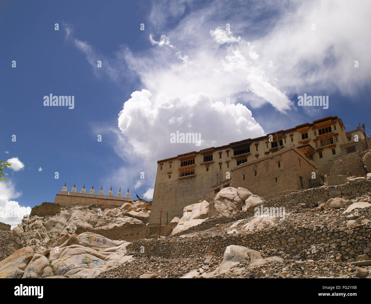 Shey palace ; Leh ; Ladakh ; Jammu and Kashmir ; India Stock Photo - Alamy