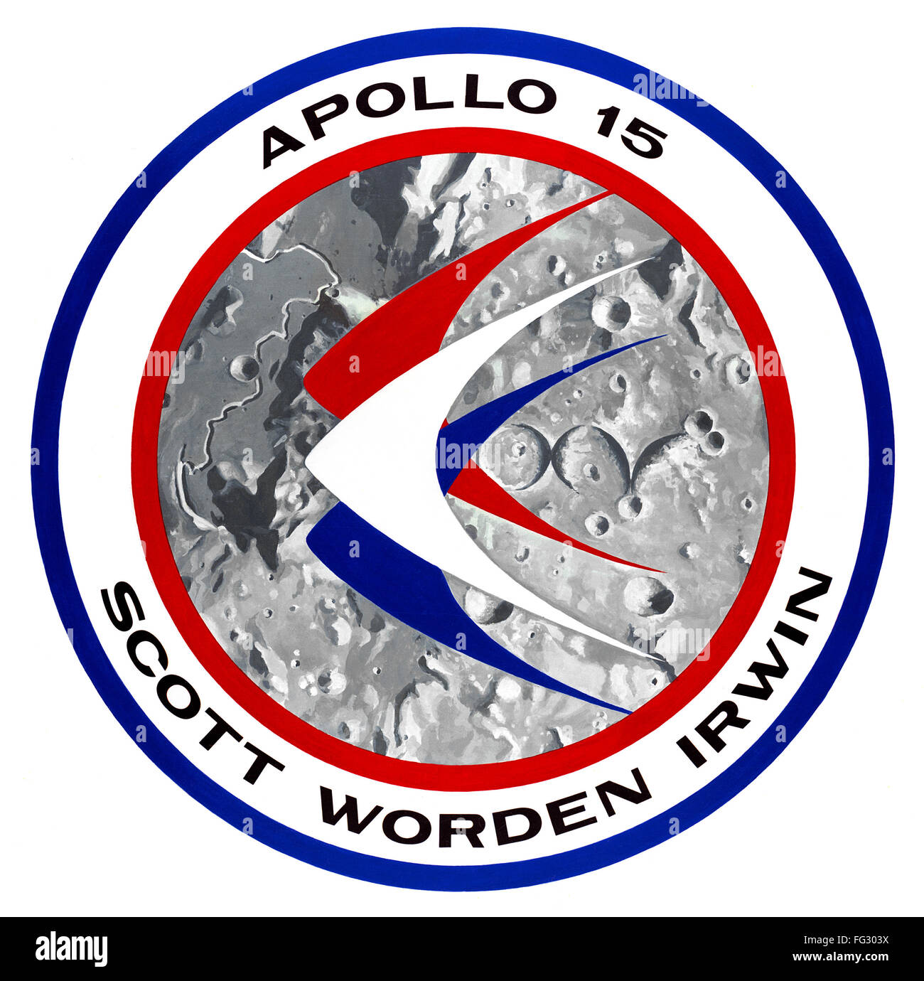 APOLLO 15: LOGO, 1971. /nThe official Apollo 15 mission insignia, 1971 ...