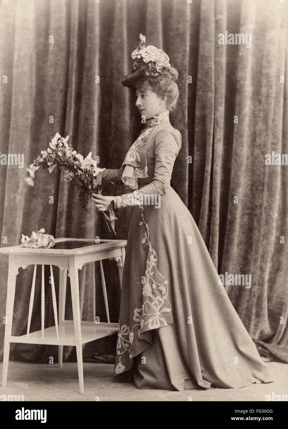 FRANCE: WOMAN, c1895. /nPortrait of French actress M. Carlier ...