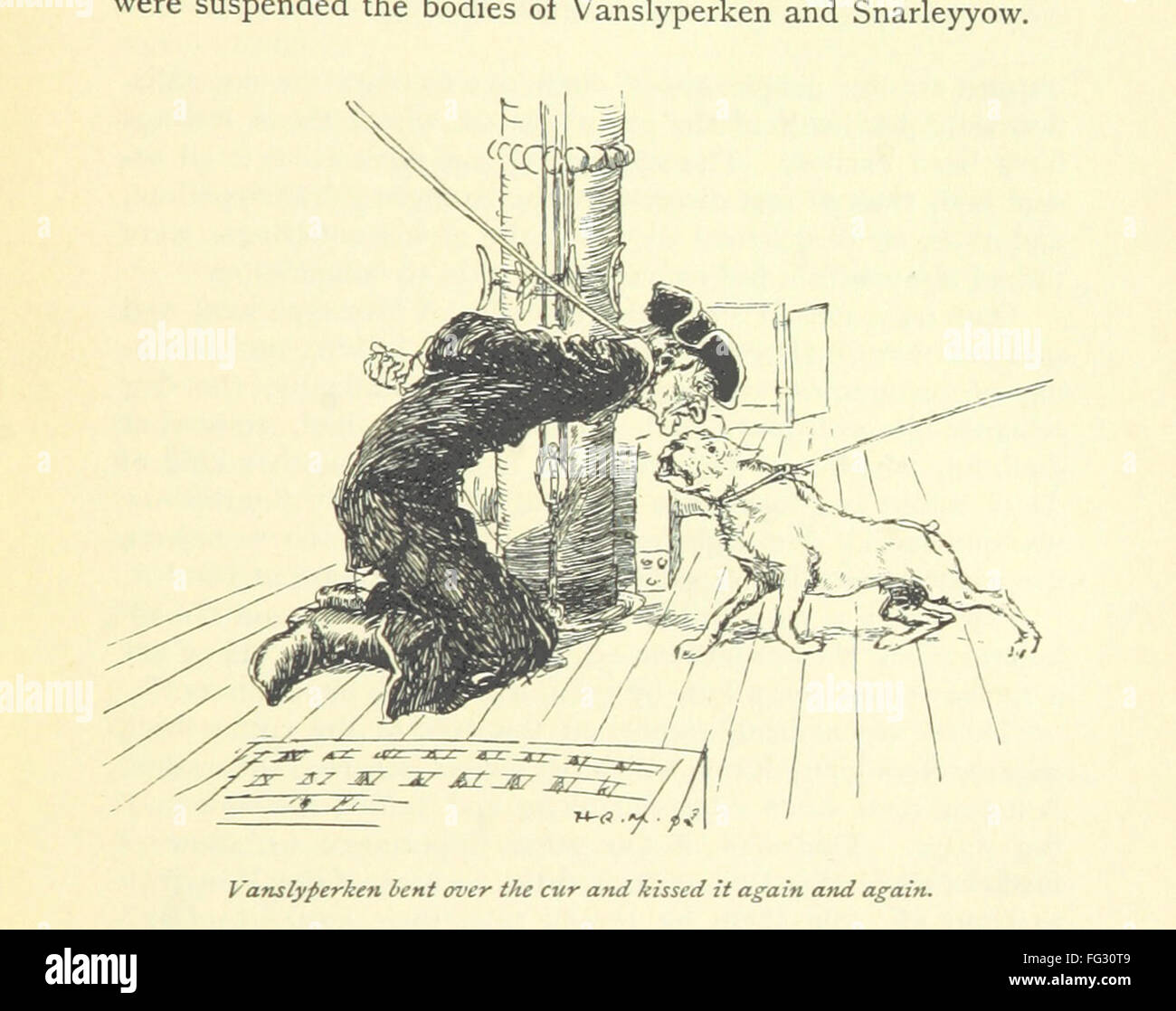 ‘Snarleyyow’ is a novel by Captain Frederick Marryat, illustrated by H ...