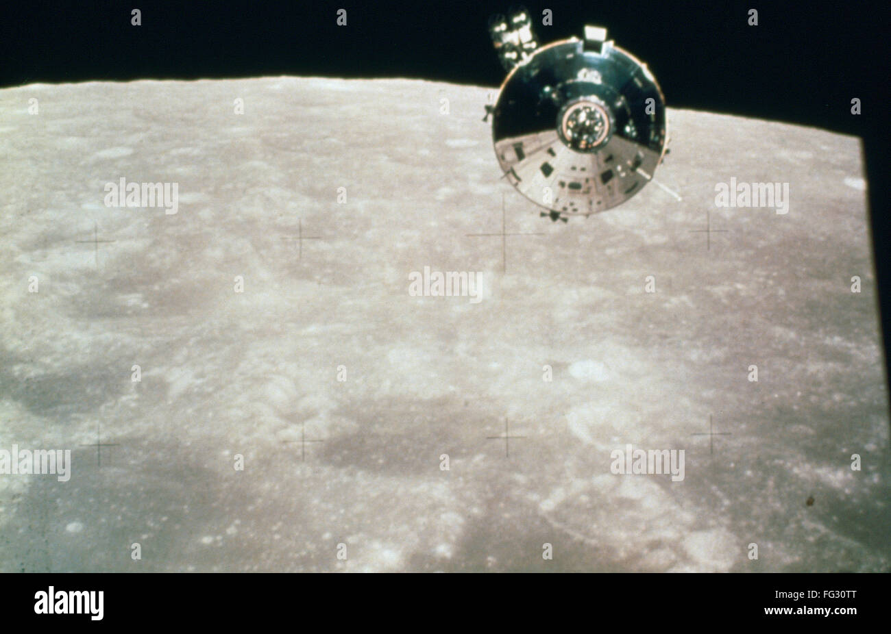 APOLLO 15, 1971. /nThe Apollo 15 Command and Service Module, as seen ...