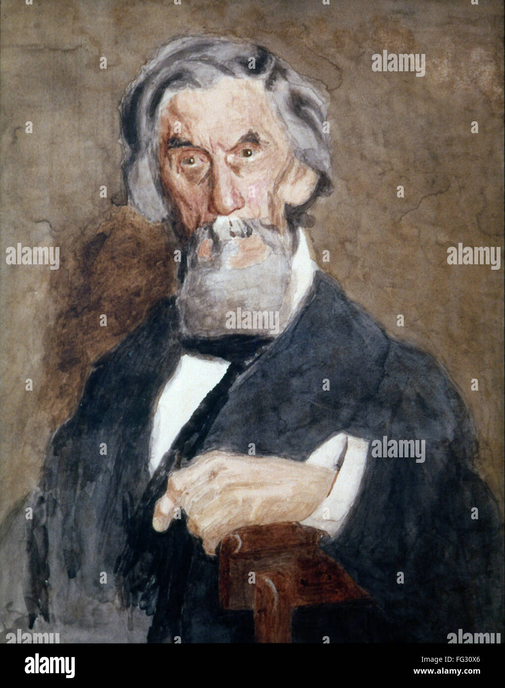 EAKINS: WILLIAM MacDOWELL. /nPortrait of William H. MacDowell (1816 ...