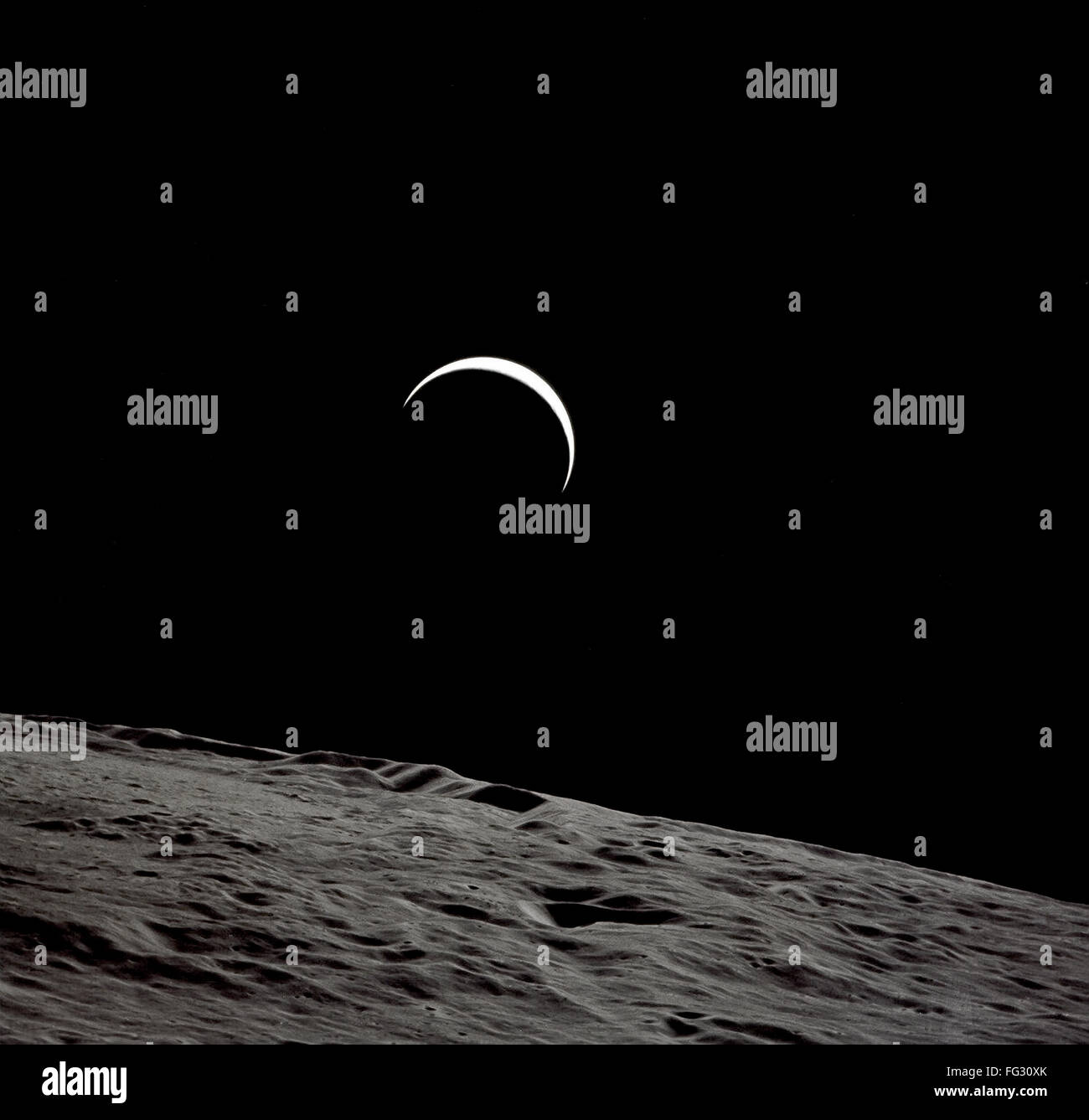 APOLLO 15: EARTHRISE, 1971. /nEarth as seen from the Apollo 15 ...