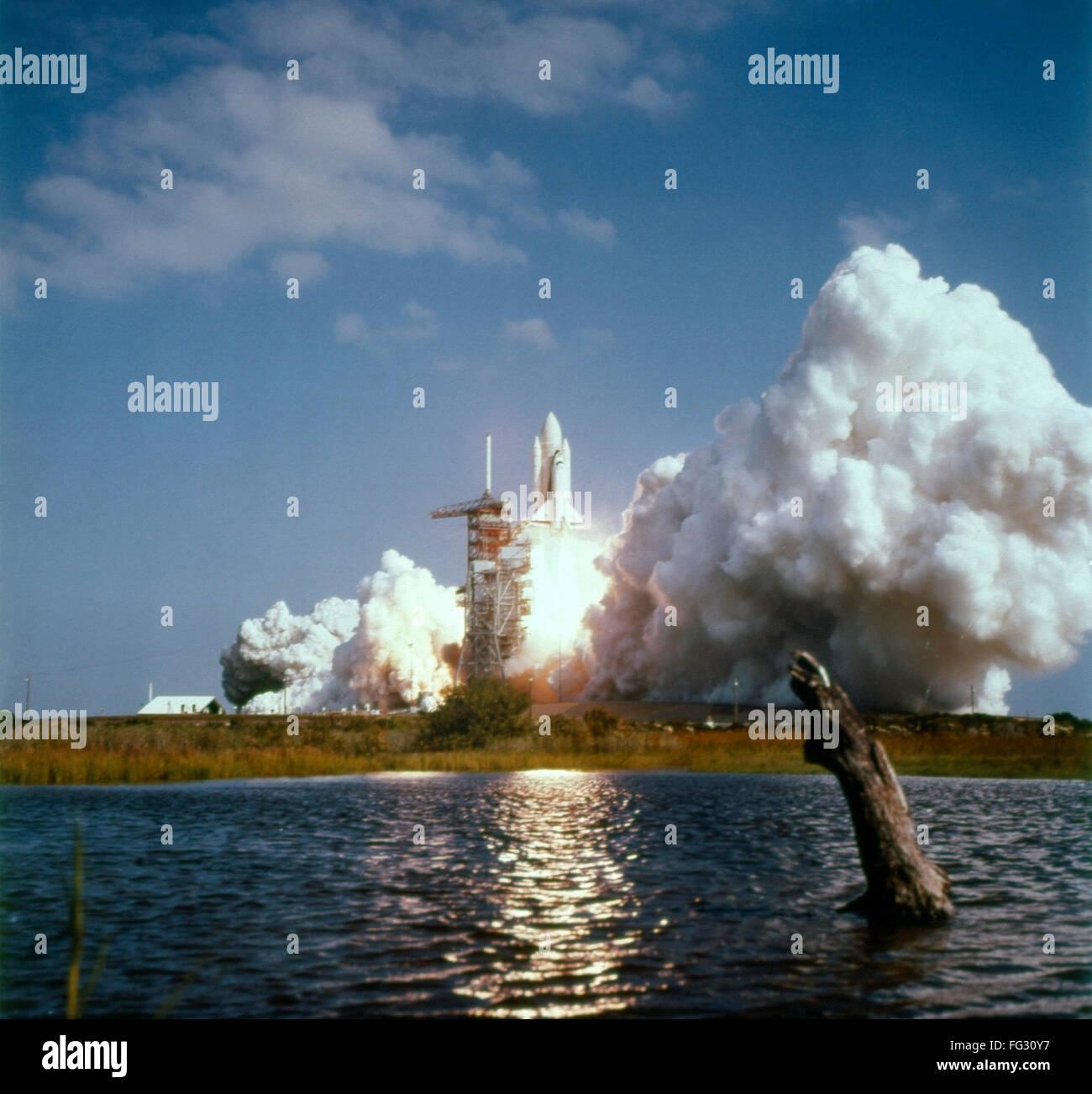 SPACE SHUTTLE LAUNCH, 1981. /nThe launch of the Space Shuttle Columbia ...