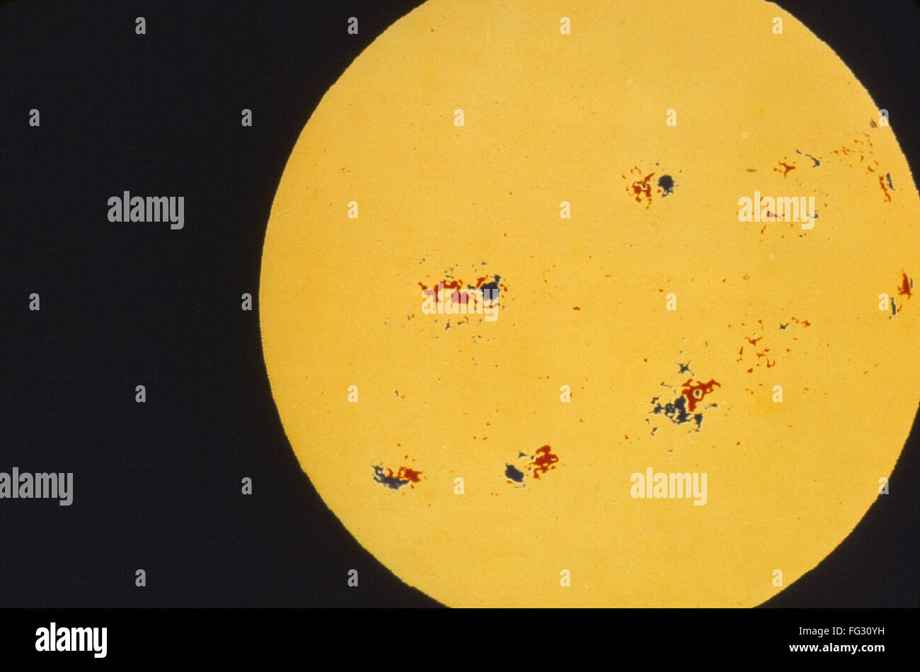 SKYLAB: SUN, c1973. /nThe sun, photographed by the Solar Telescope ...