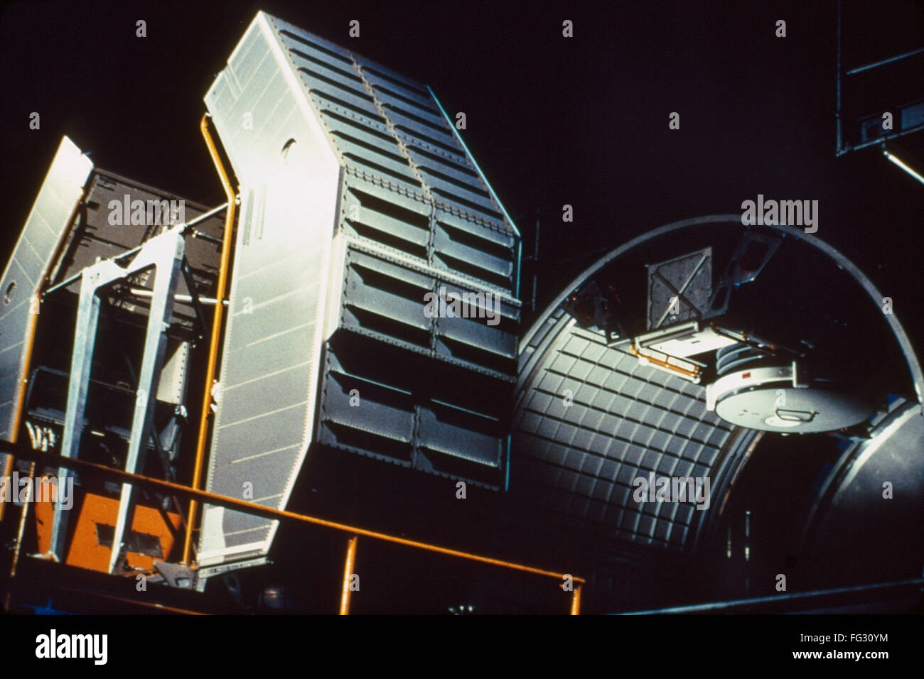 SPACELAB, c1981. /nFinal testing of the Spacelab module at ERNO in ...
