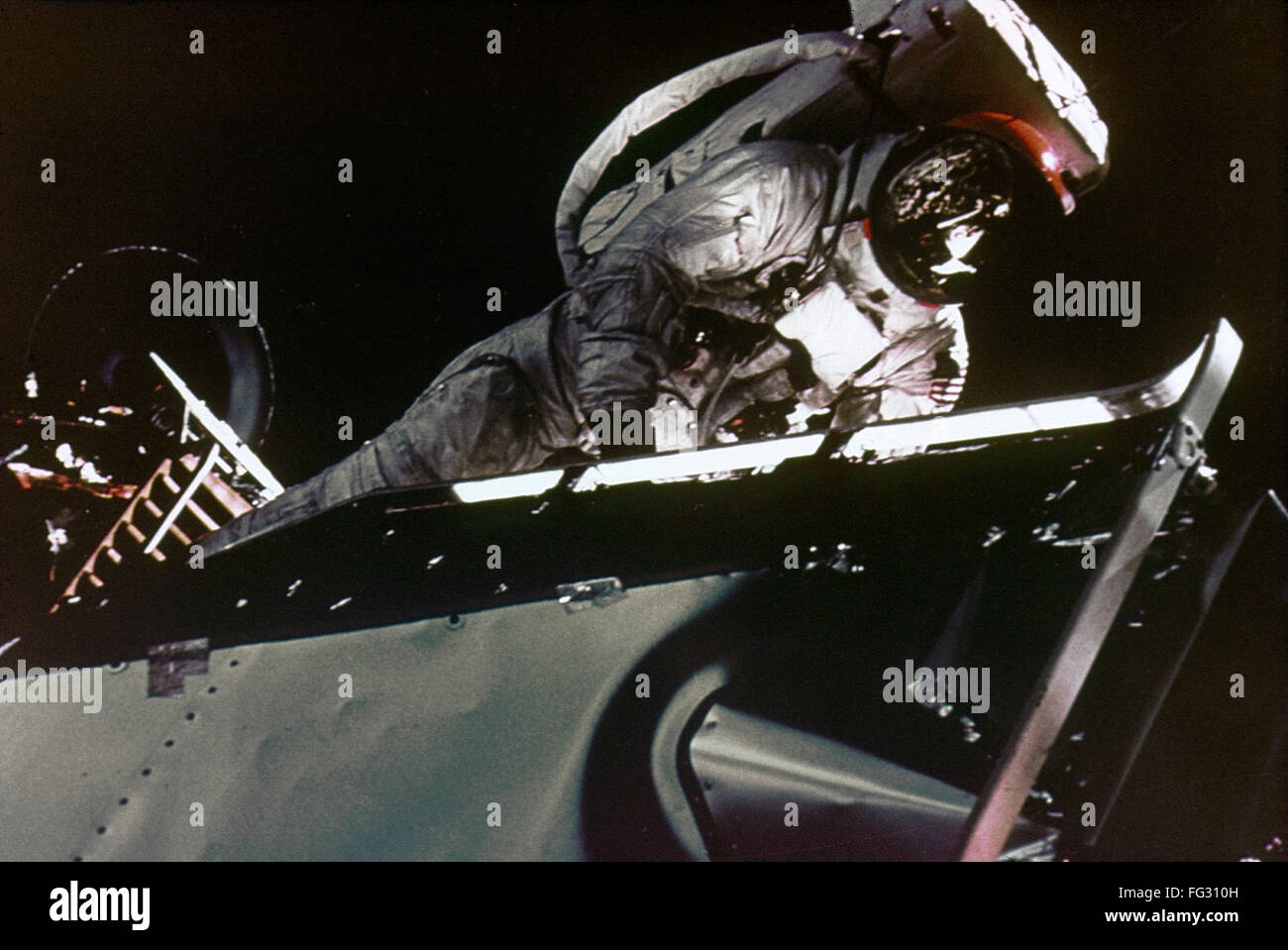 APOLLO 9: SPACEWALK, 1969. /nAstronaut Russell L. Schweickart during ...