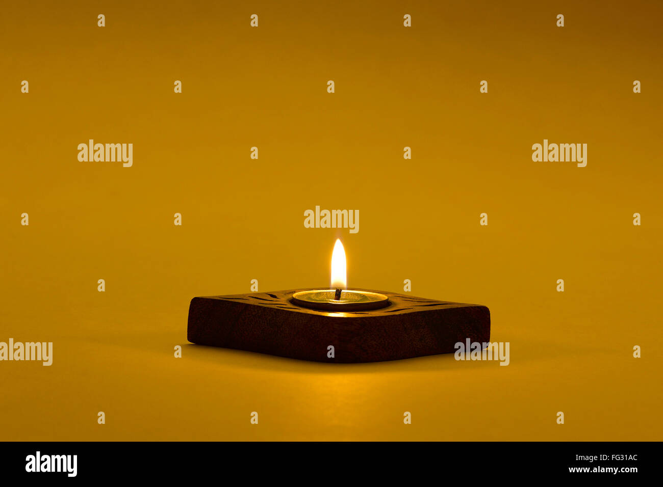 One Diya Diwali Festival Stock Photo - Alamy