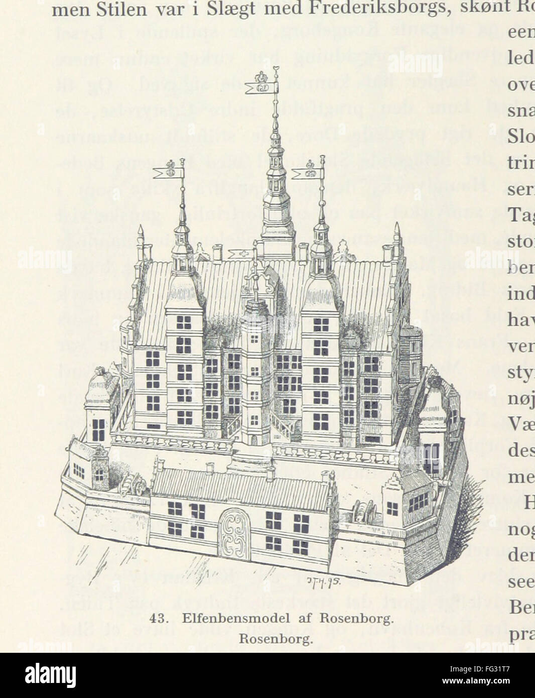 A vintage book detailing the history of Denmark, written by notable ...