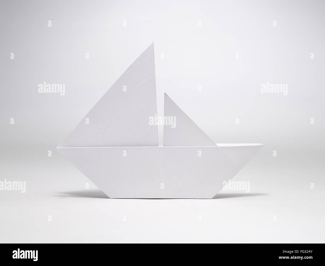Origami color paper boats hi-res stock photography and images - Alamy
