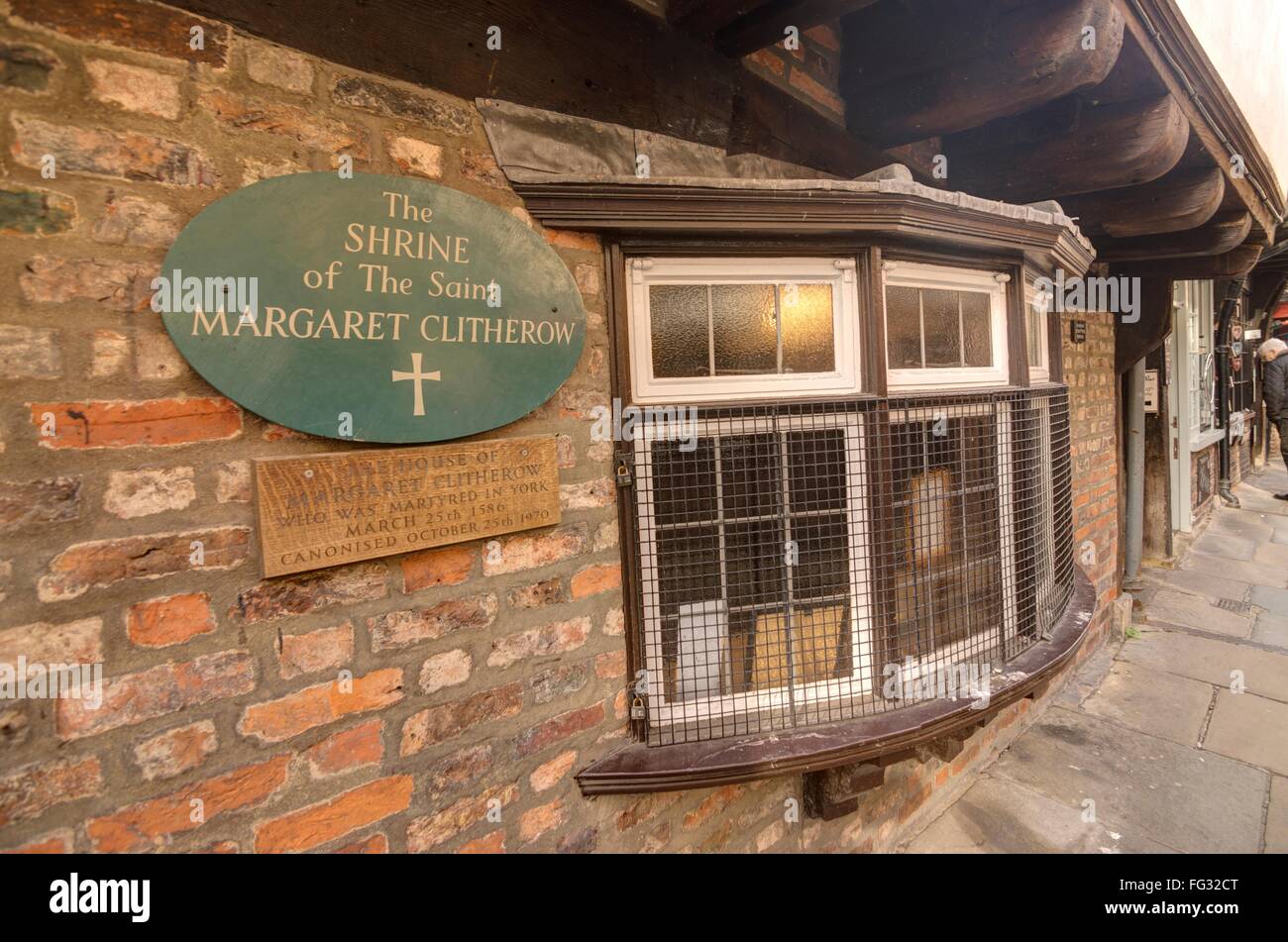Shrine of St Margaret Clitherow Yorke Stock Photo - Alamy