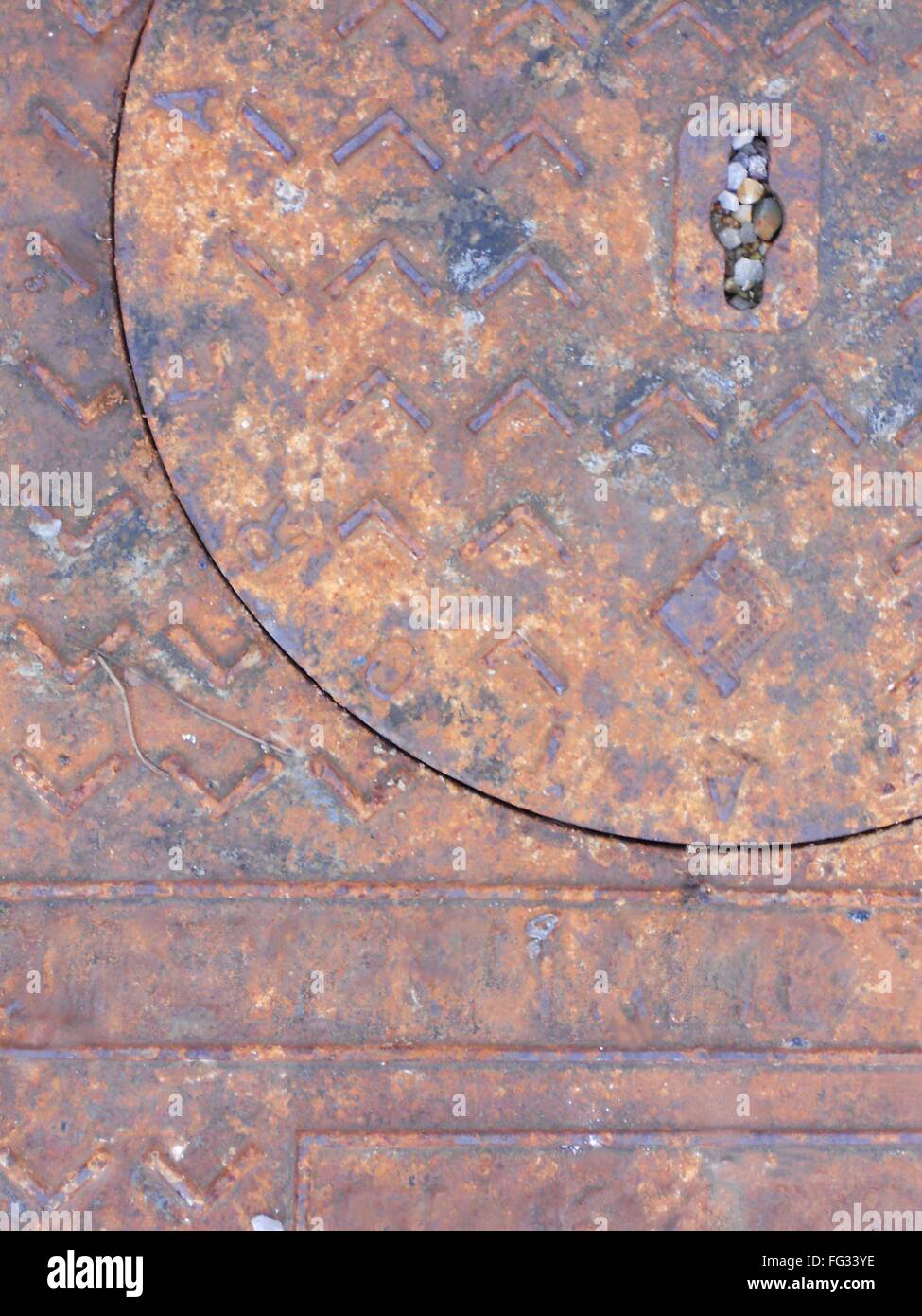 Manhole Frame High Resolution Stock Photography and Images - Alamy