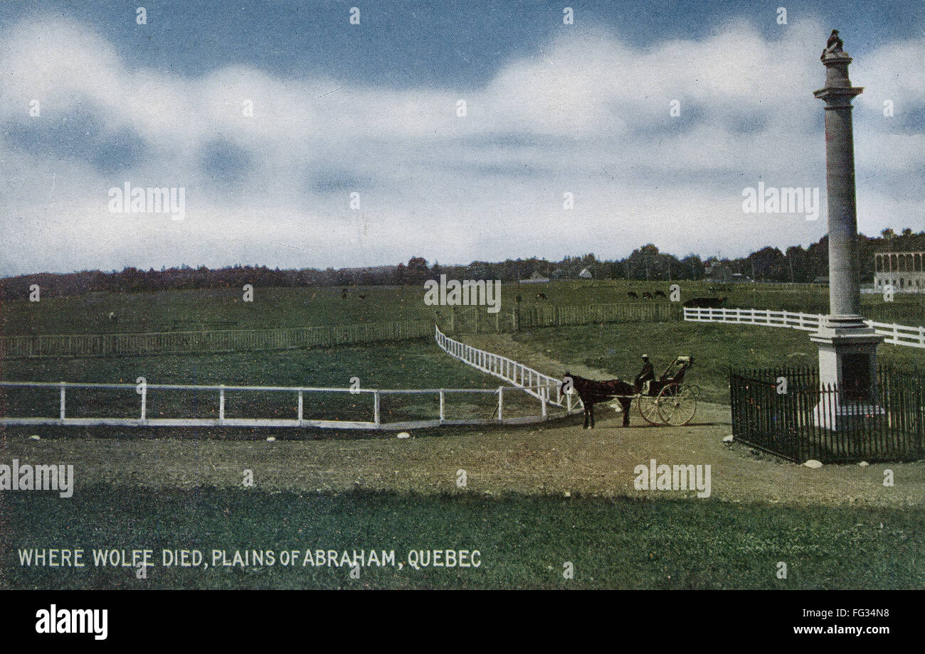 QUEBEC: PLAINS OF ABRAHAM. /nThe Plains of Abraham, site of the Battle ...