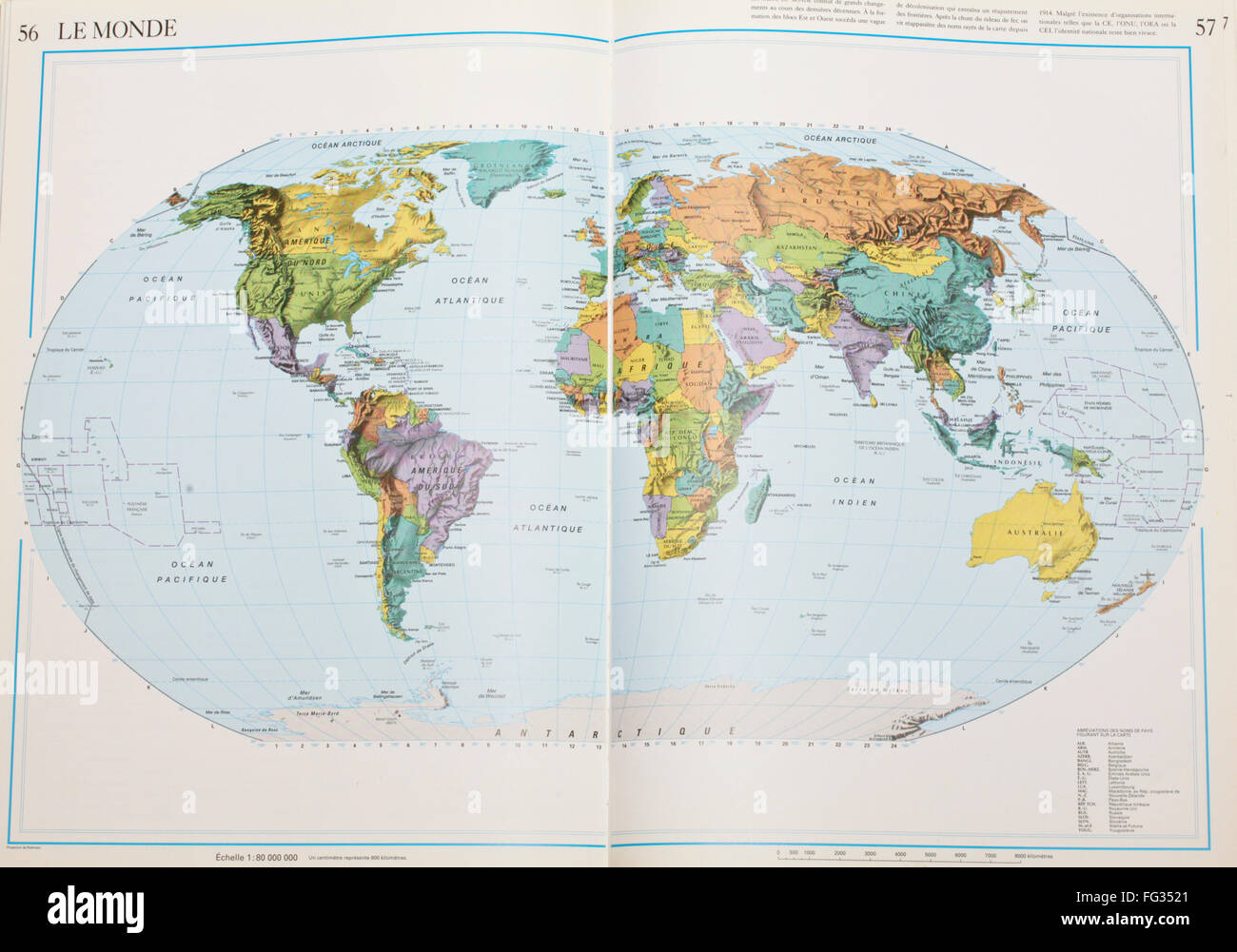 Open world maps hi-res stock photography and images - Alamy