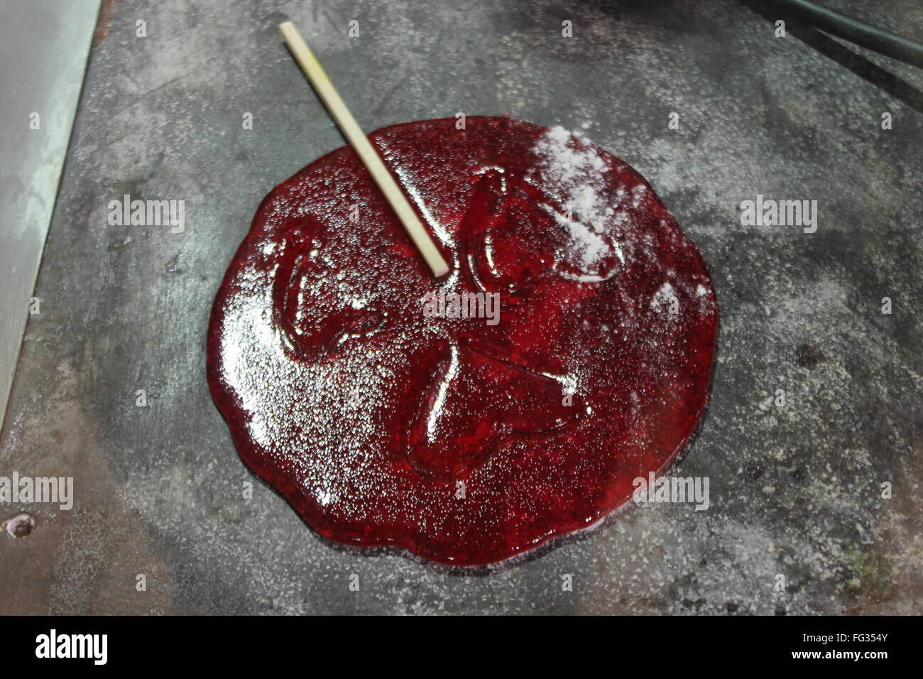 candy sweets being made melted sugar Stock Photo - Alamy