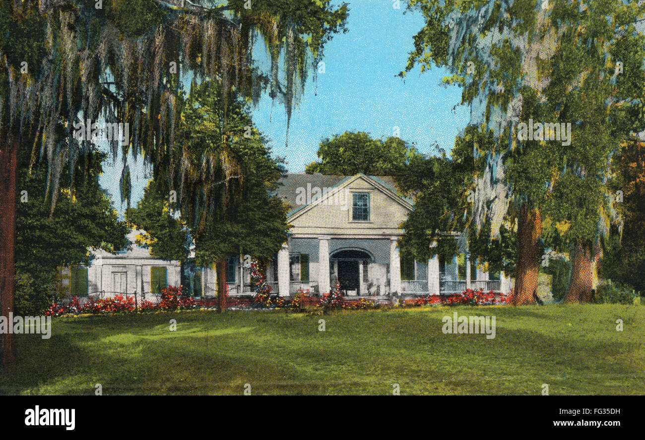 NATCHEZ: WINDY HILL, 1938. /nView of Windy Hill manor, in Natchez ...
