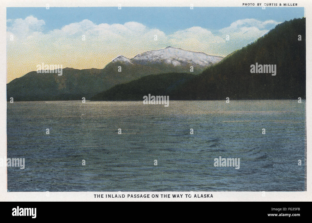 ALASKA: INLAND PASSAGE. /nThe Inland Passage along the Pacific coast en ...