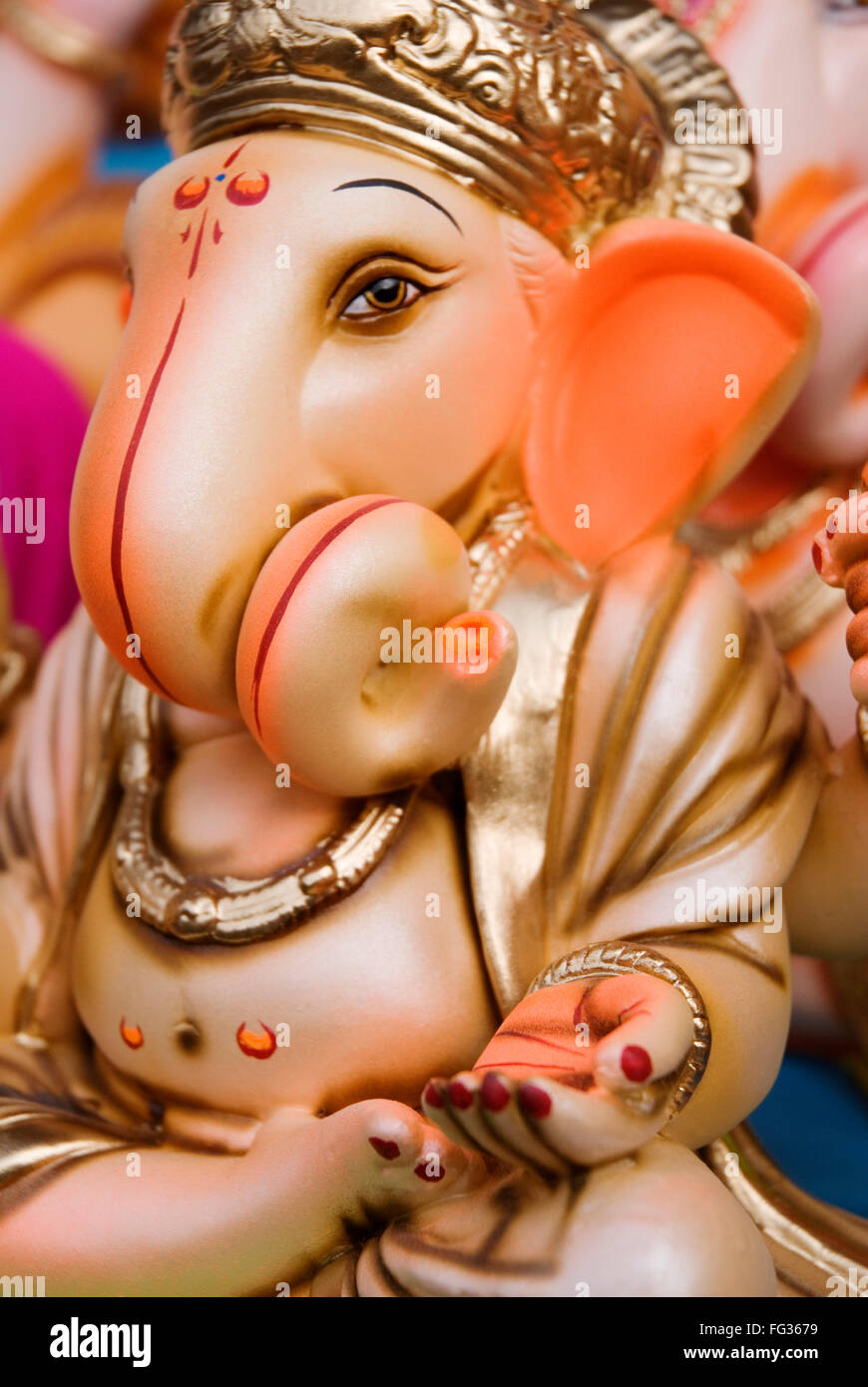 Idol of ganesh elephant headed god kept for sale in Ganeshotsav ; Pune ...