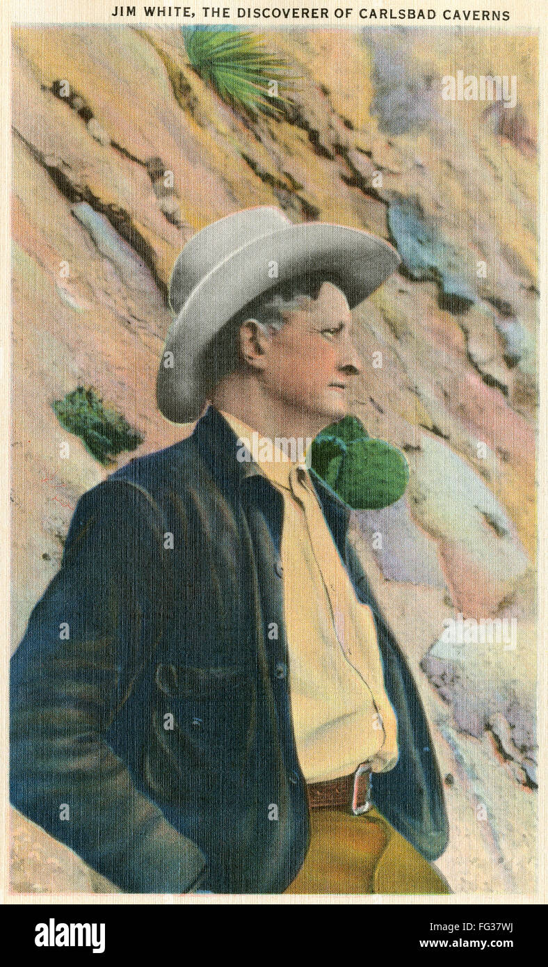 JIM WHITE (1882-1946). /nAmerican cowboy, park ranger and cave explorer ...