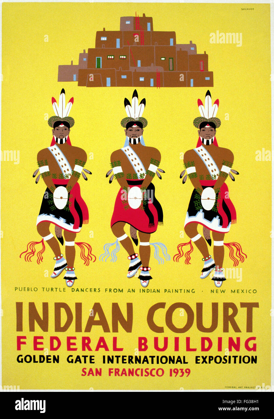 POSTER: ART EXHIBITION. /nPoster for the Indian Court exhibit at the ...