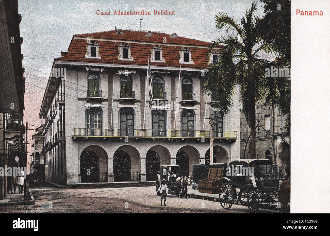 PANAMA: CANAL BUILDING. /nThe Panama Canal Administration Building ...