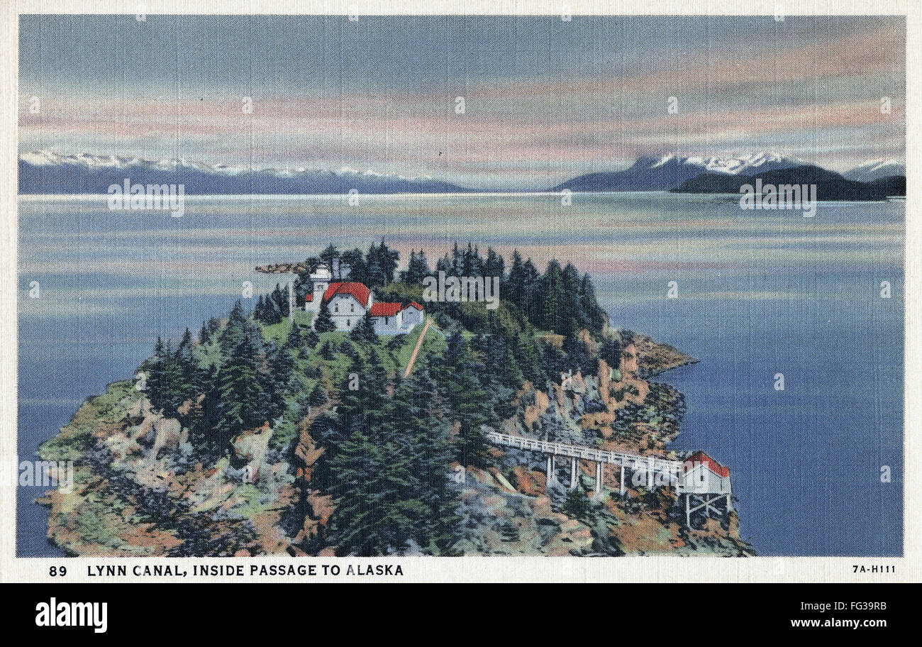 ALASKA: LYNN CANAL, c1939. /nView of Lynn Canal, an inlet into the ...