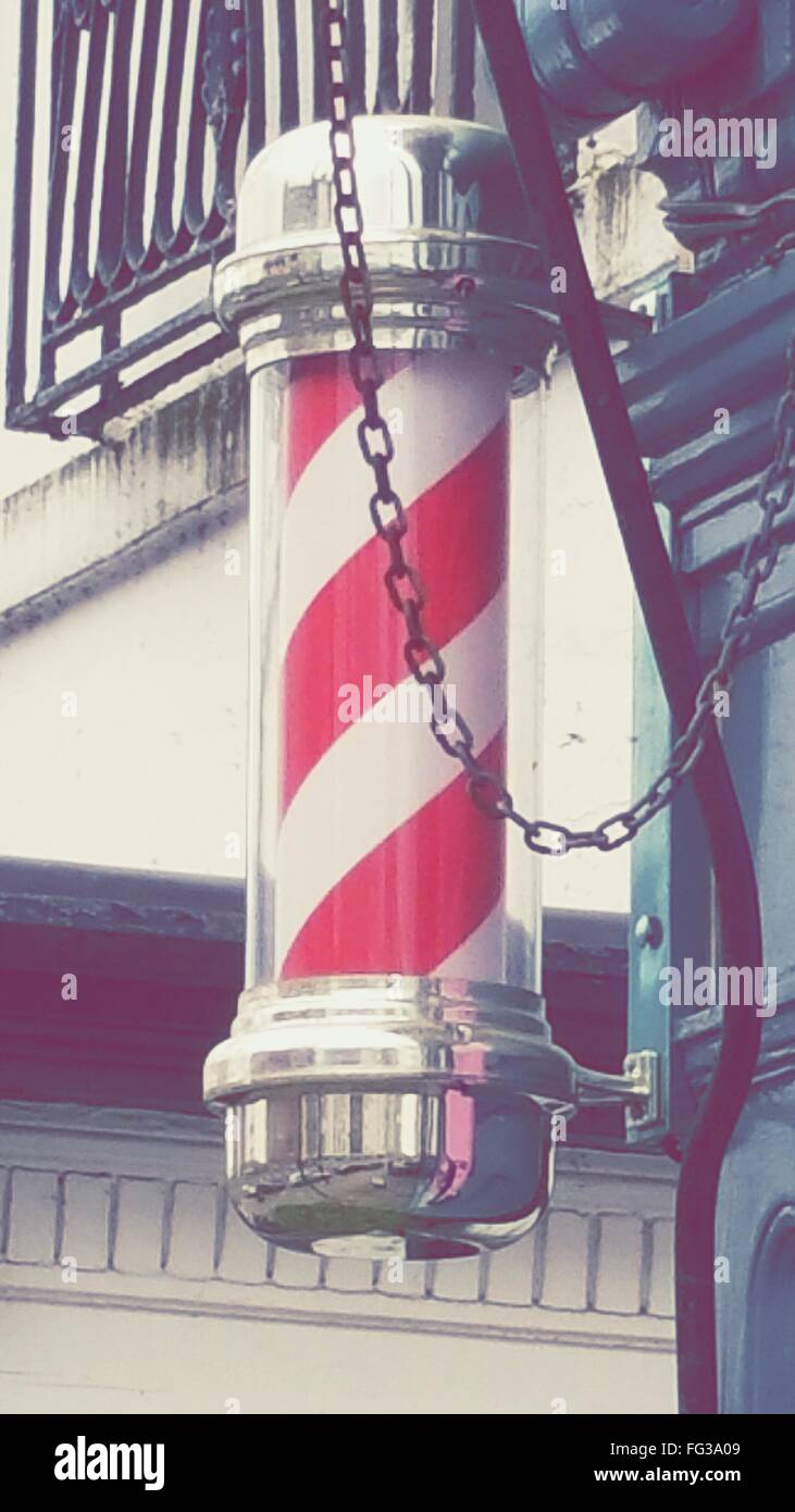 Striped barber pole hi-res stock photography and images - Alamy