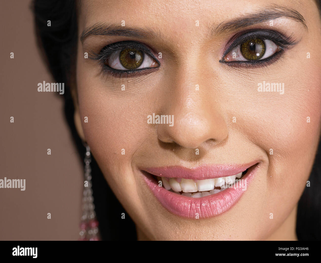 South Asian Indian woman smiling and looking at camera MR # 702 Stock ...