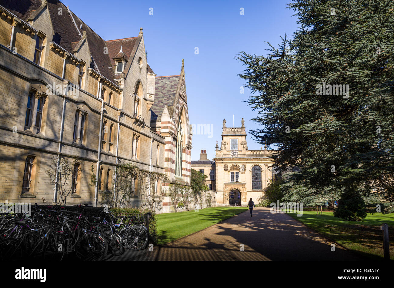 Trinity college, university of Oxford, England Stock Photo - Alamy